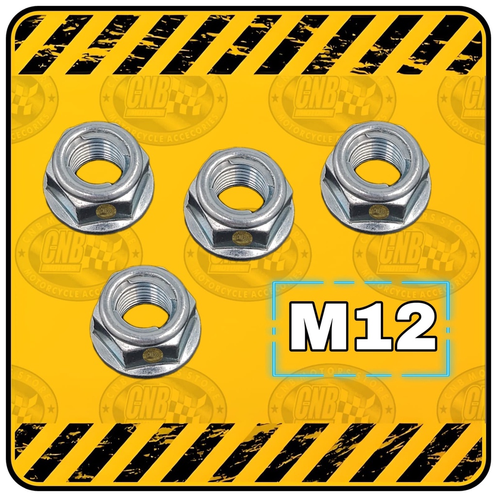 Jual MUR LOCK FLANGE LOCKNUT M12 AS RODA ARM DSB GRAND GL PRO MEGAPRO ...