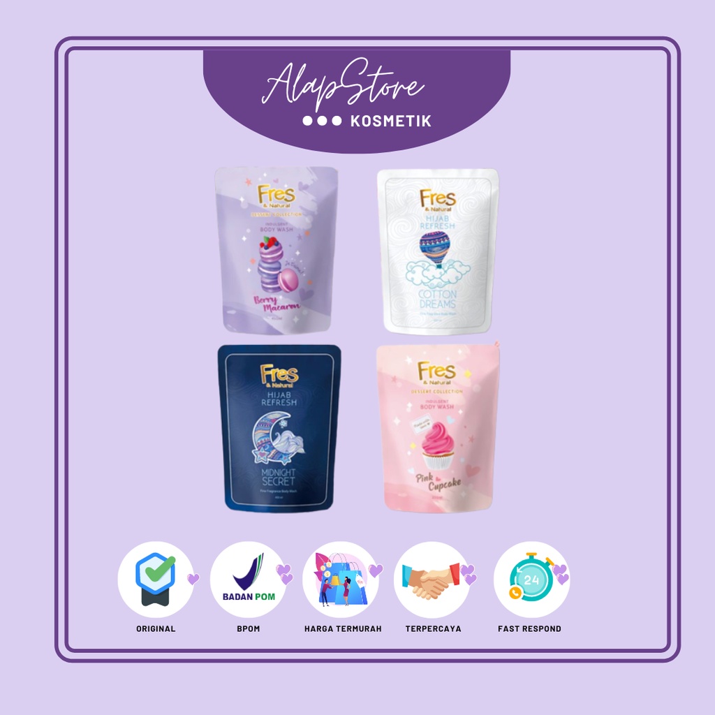 Jual Fres & Natural Body Wash 400 Ml | Shopee Indonesia