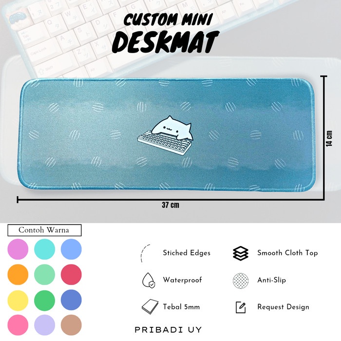 Jual Best Seller Custom Mini Deskmat / Keyboardmat / Keebmat For ...