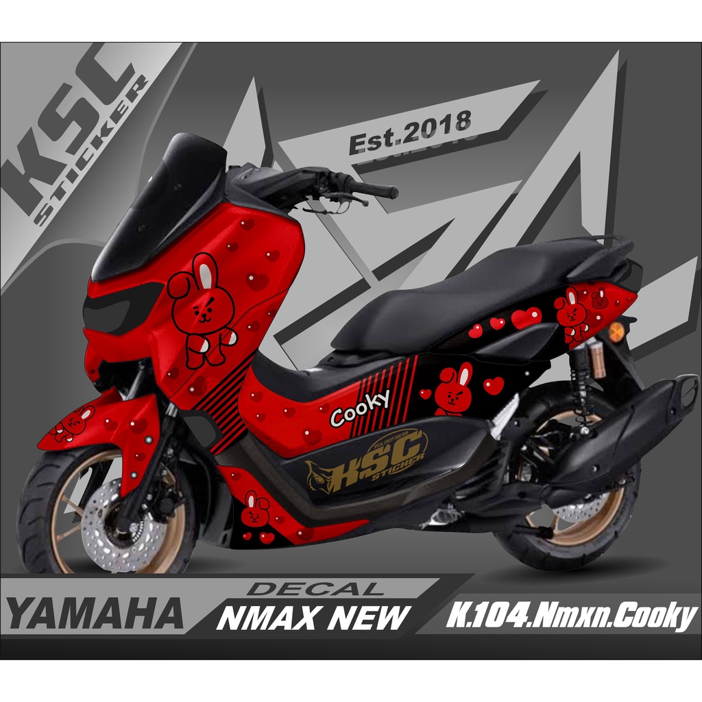 Jual Stiker Nmax 155 FullBody Decal Nmax New FullBody 2020 2021 2022 ...