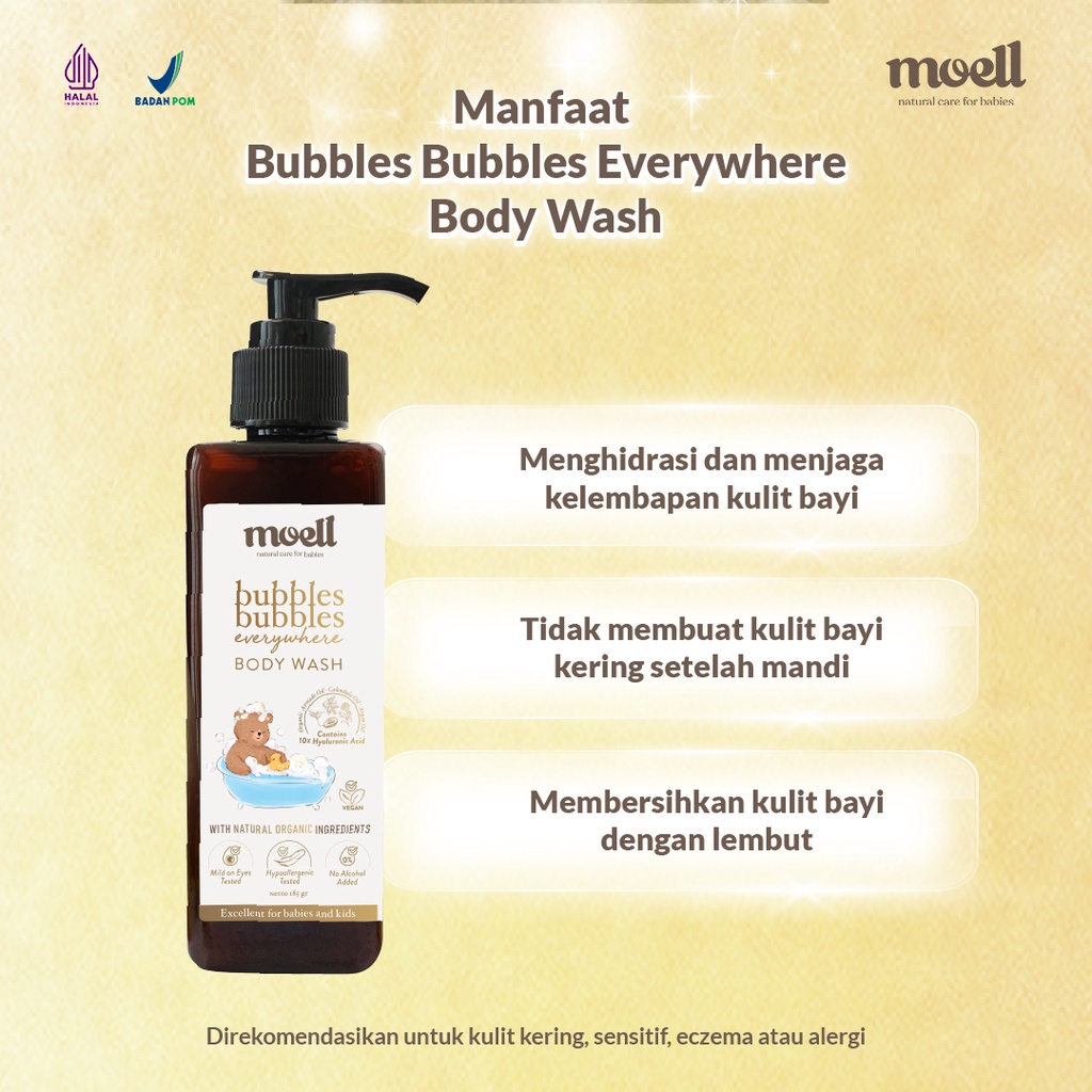Jual Moell Face Cream | Body Wash | Body Lotion | Hair Lotion Nutrisi ...