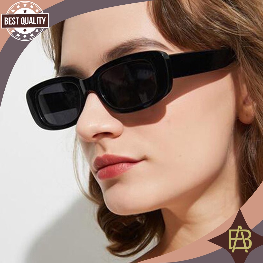 Jual (Cod / Hitam Ready) Kacamata Hitam Cewek Fashion Wanita Jennie Blackpink Murah INS Kacamata ...