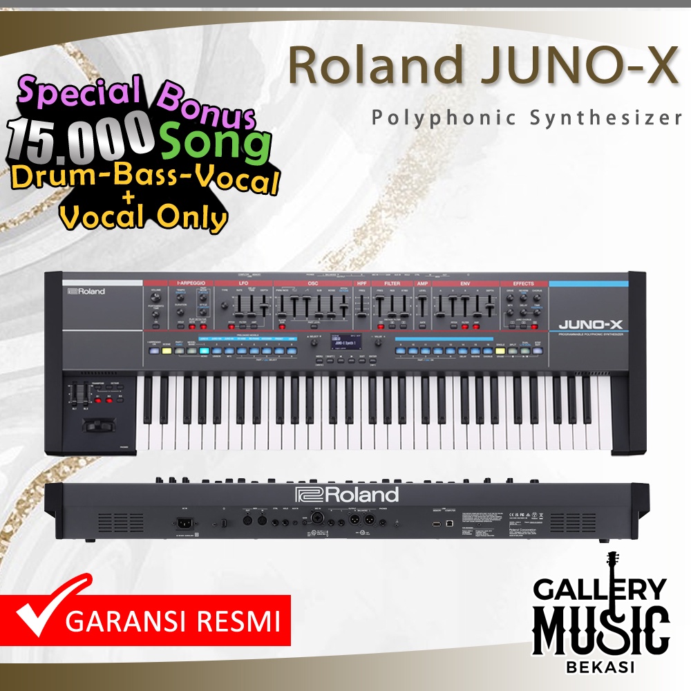 Jual Roland Juno X Synthesizer Keyboard / JunoX - 61Keys Garansi Resmi | Shopee Indonesia