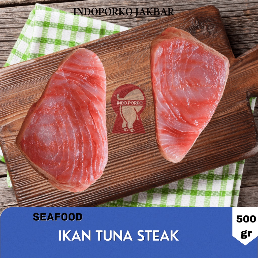 Jual Ikan Tuna Fillet / Tuna Steak / Tuna Fish Sashimi Grade 500gr ...