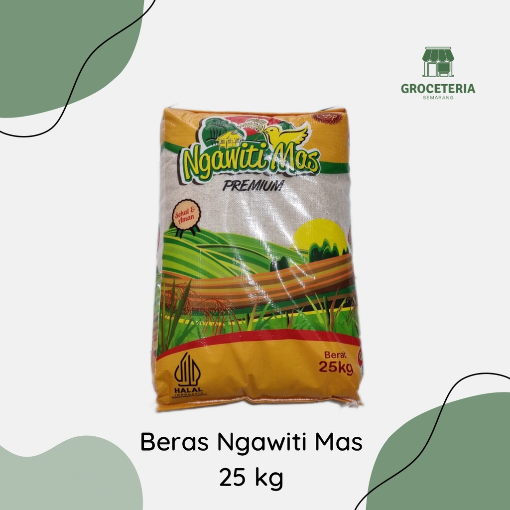 Jual BERAS PREMIUM NGAWITI MAS 25KG | Shopee Indonesia