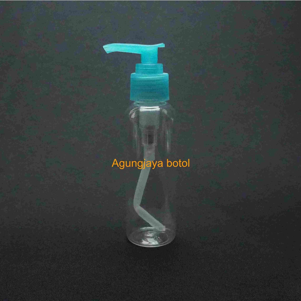 Jual Botol Pet 100 Ml BR Natural Tutup Pump Lotion / Botol Plastik ...