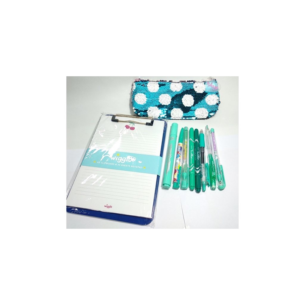Jual Paket Papan Klip With Blink Case - Notepad Set A5 Cherry ( Kotak ...
