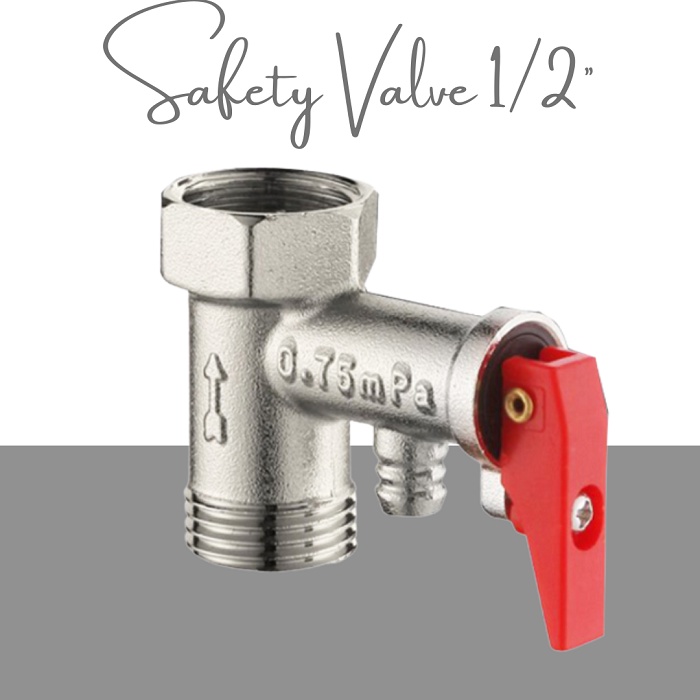 Jual Safety Valve Pemanas Air Klep Pemanas/Stop Kran Water Heater ...