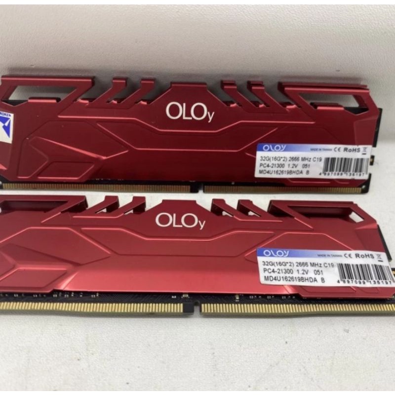Jual DDR4 32GB OLOY PC 2666 ( KIT 2X16GB) | Shopee Indonesia