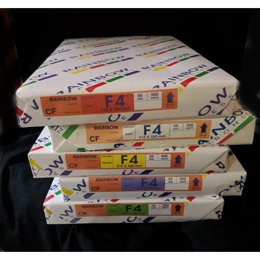 Jual Kertas NCR Rainbow Bottom All Warna | per rim | Shopee Indonesia