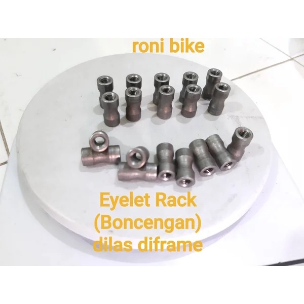 Jual Eyelet Rack boncengan sepeda- dudukan rack sepeda dilas disepeda ...