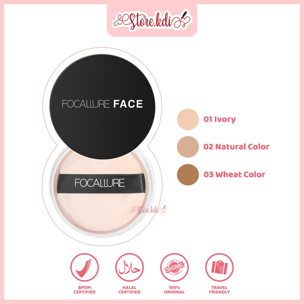 Jual FOCALLURE Loose Powder - Bedak Tabur | Shopee Indonesia