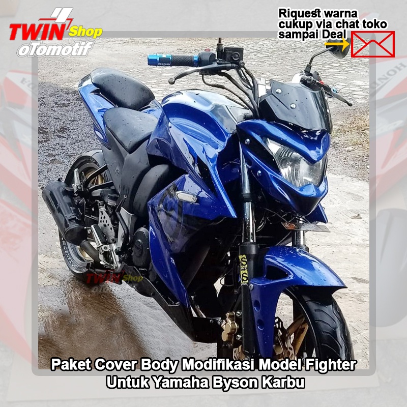 Jual PAKET LENGKAP BODY YAMAHA BYSON Modifikasi MODEL FIGHTER ( PNP ...