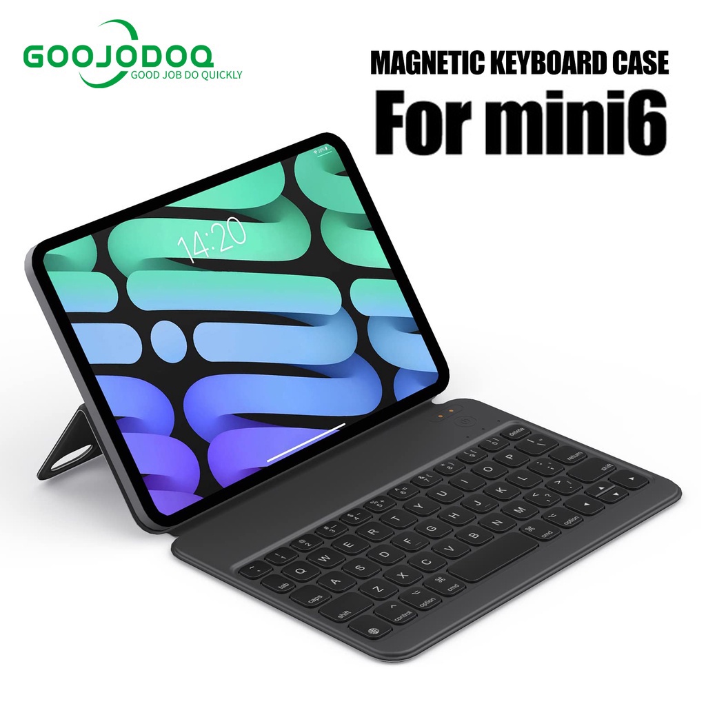 Jual GOOJODOQ for iPad Keyboard Case Mini 6 with Magic Keyboard ...