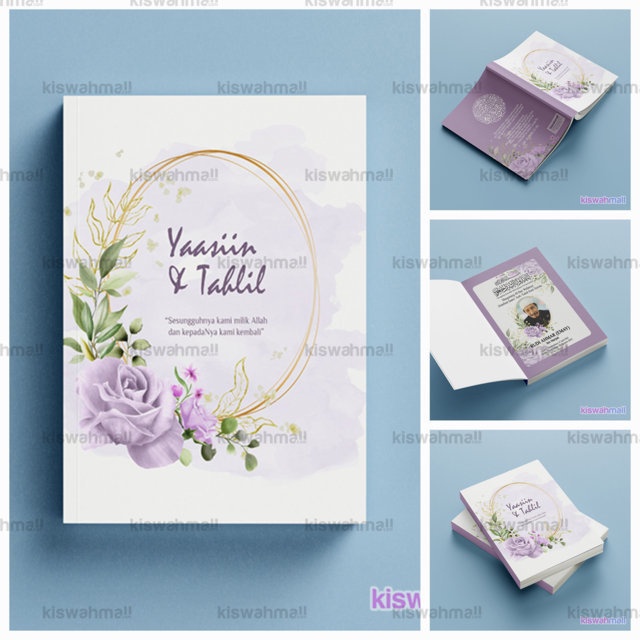 Jual Buku Yasin dan Tahlil Softcover Desain Modern nan Anggun Free 1 ...
