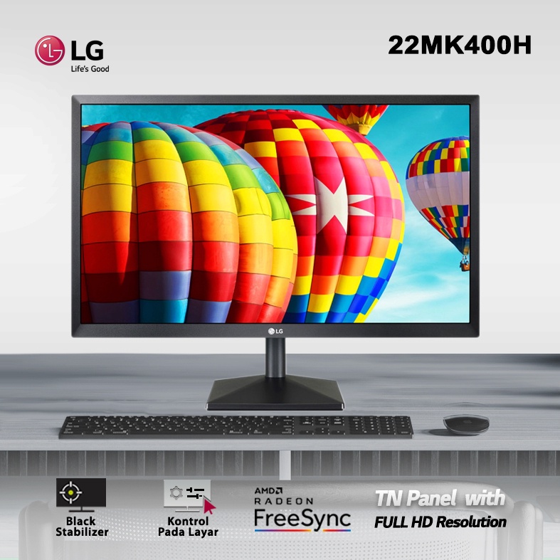 Jual LG 22MK400H 22 Inch Office Monitor AMD Freesync FHD | Shopee Indonesia