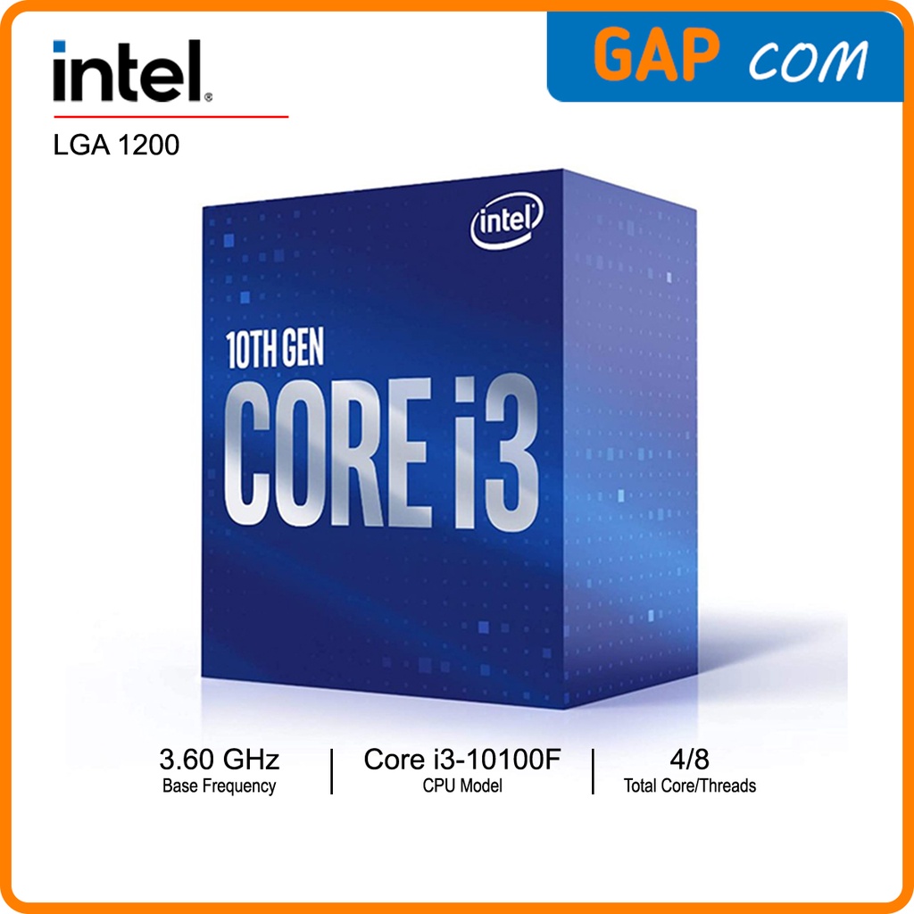 Jual Processor Intel Core i3 10100F 3.6GHz 4 Core Comet Lake LGA 1200 - BOX | Shopee Indonesia
