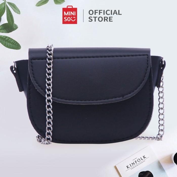 Jual MINISO Tas Selempang Lipstik Rantai Wanita Sling Bag Lipstick ...
