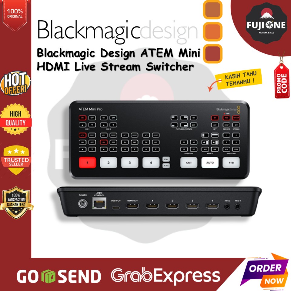 Jual Blackmagic Design ATEM Mini HDMI Live Stream Switcher | Shopee ...