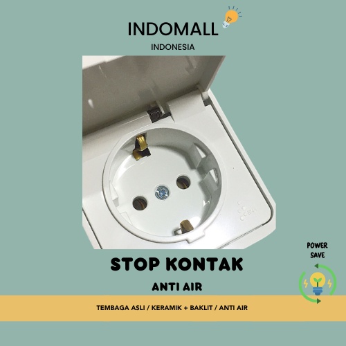 Jual stop kontak anti air/stop konta waterproof jakman/stop kontak ...