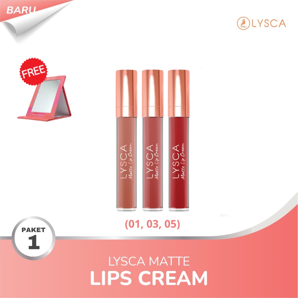 Jual LYSCA Paket Ombre Exclusive Matte Lip Cream (free cermin) | Shopee ...