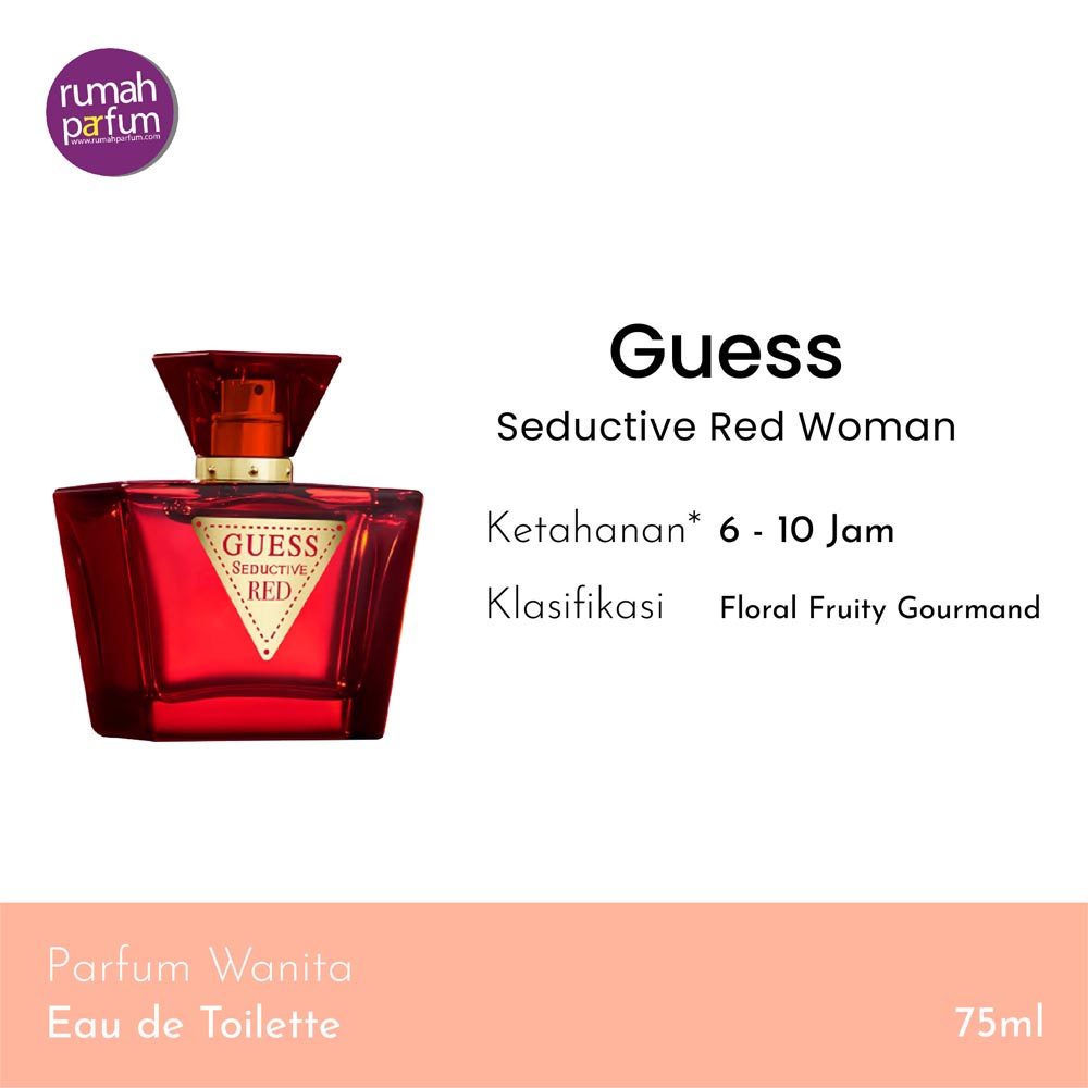 Jual Parfum Wanita Guess Seductive Red Woman (75 mL) Perfume Cewek ...