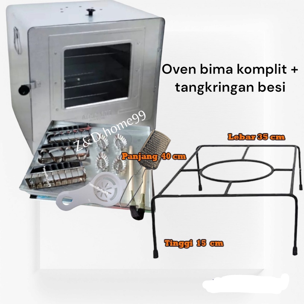 Jual OVEN BIMA 3 SUSUN PAKET KOMPLIT GRATIS CETAKAN KUE/OPEN TANGKRING ...
