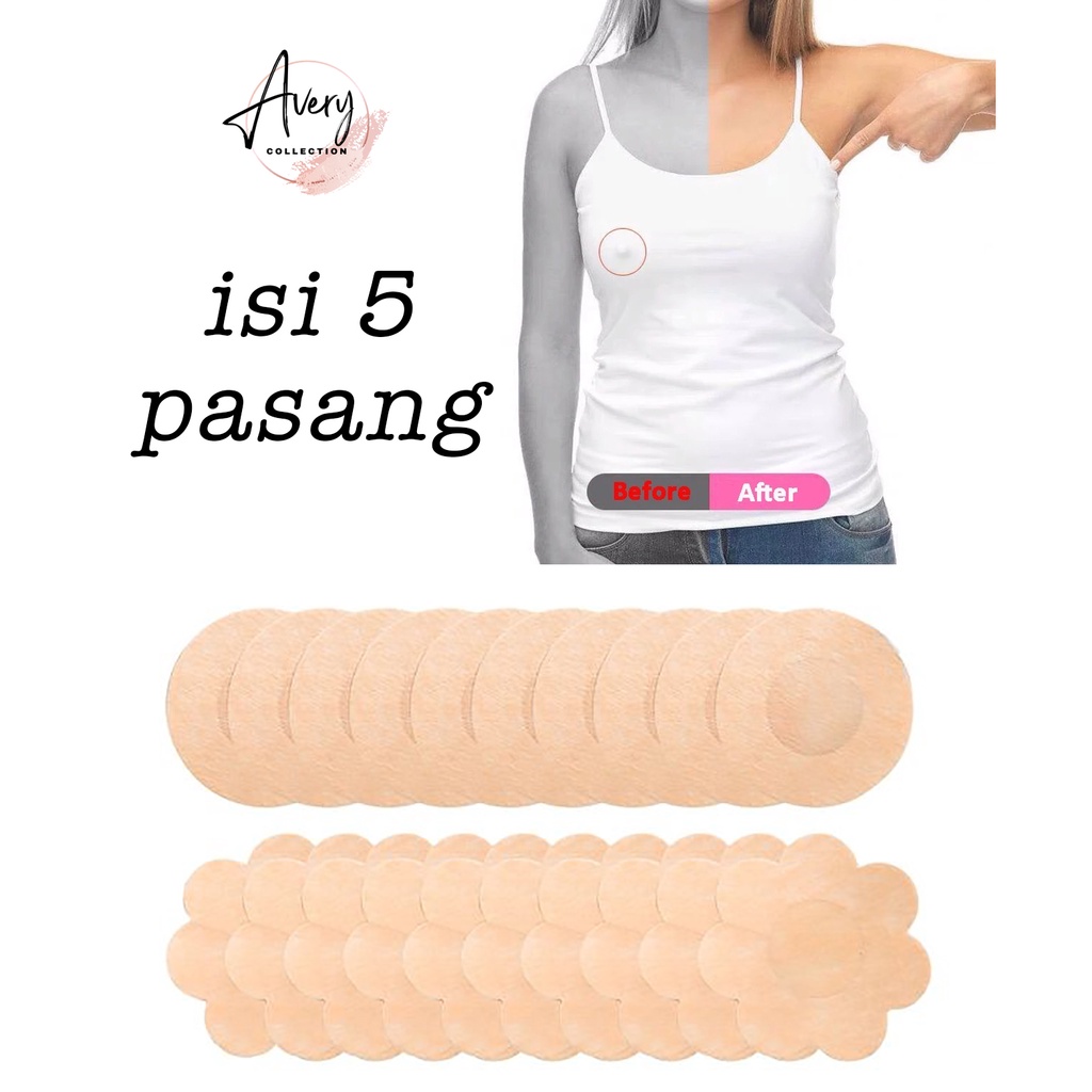 Jual 10 Pieces Nipple Sticker, Nipple Cover Sekali Pakai, Stiker Puting ...