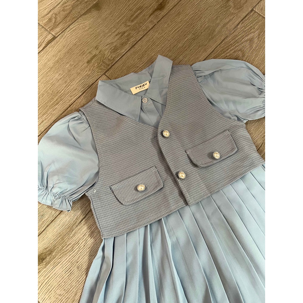 Jual [CUCI GUDANG] FURIRU KIDS | HANNI DRESS (DRESS + ROMPI) | Shopee ...