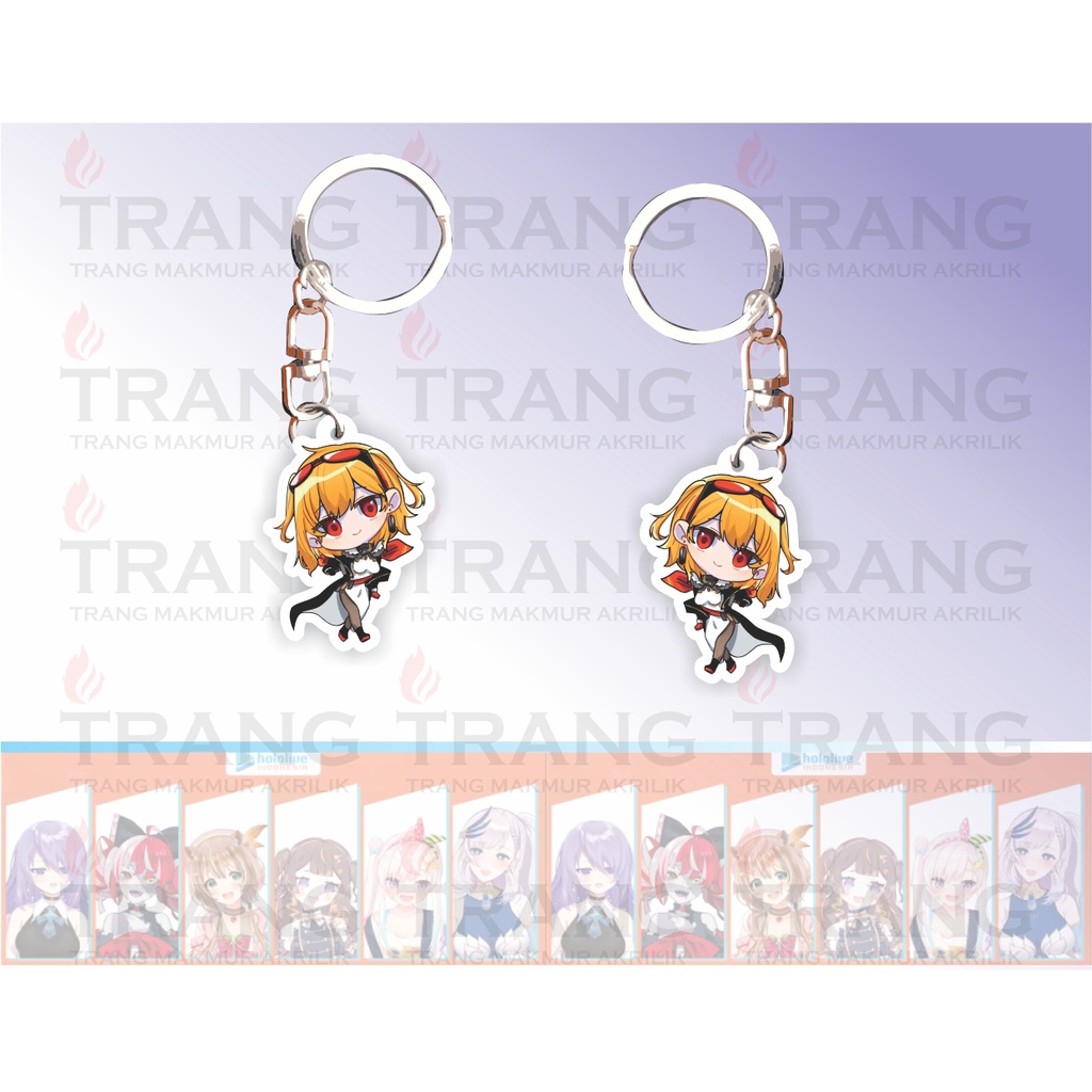 Jual Gantungan Kunci Akrilik VTuber Hololive/Acrylic Keychain VTuber ...