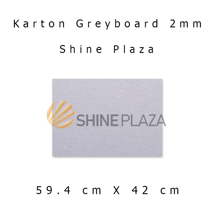 Jual Karton Greyboard 2mm A2 - Grey Board Abu 2 mm - Bahan Maket ...