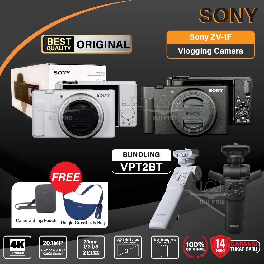 Jual Sony ZV-1F Vlogging Pocket Camera - ZV1F - Kamera Z V1F Original ...