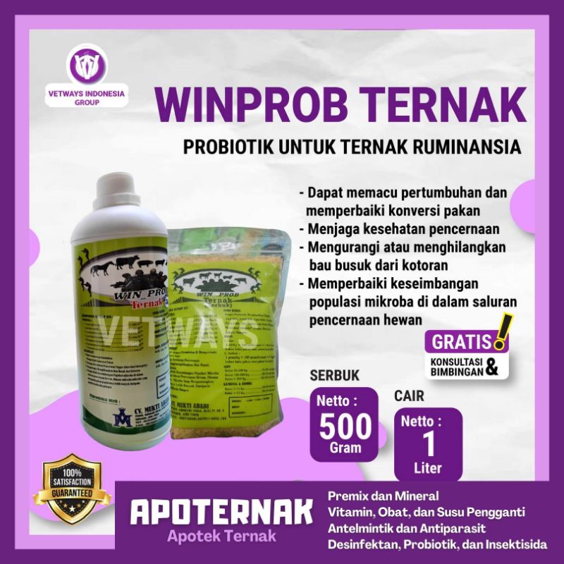 Jual WINPROB TERNAK | Probiotik Untuk Fermentasi SILASE PAKAN Ternak ...