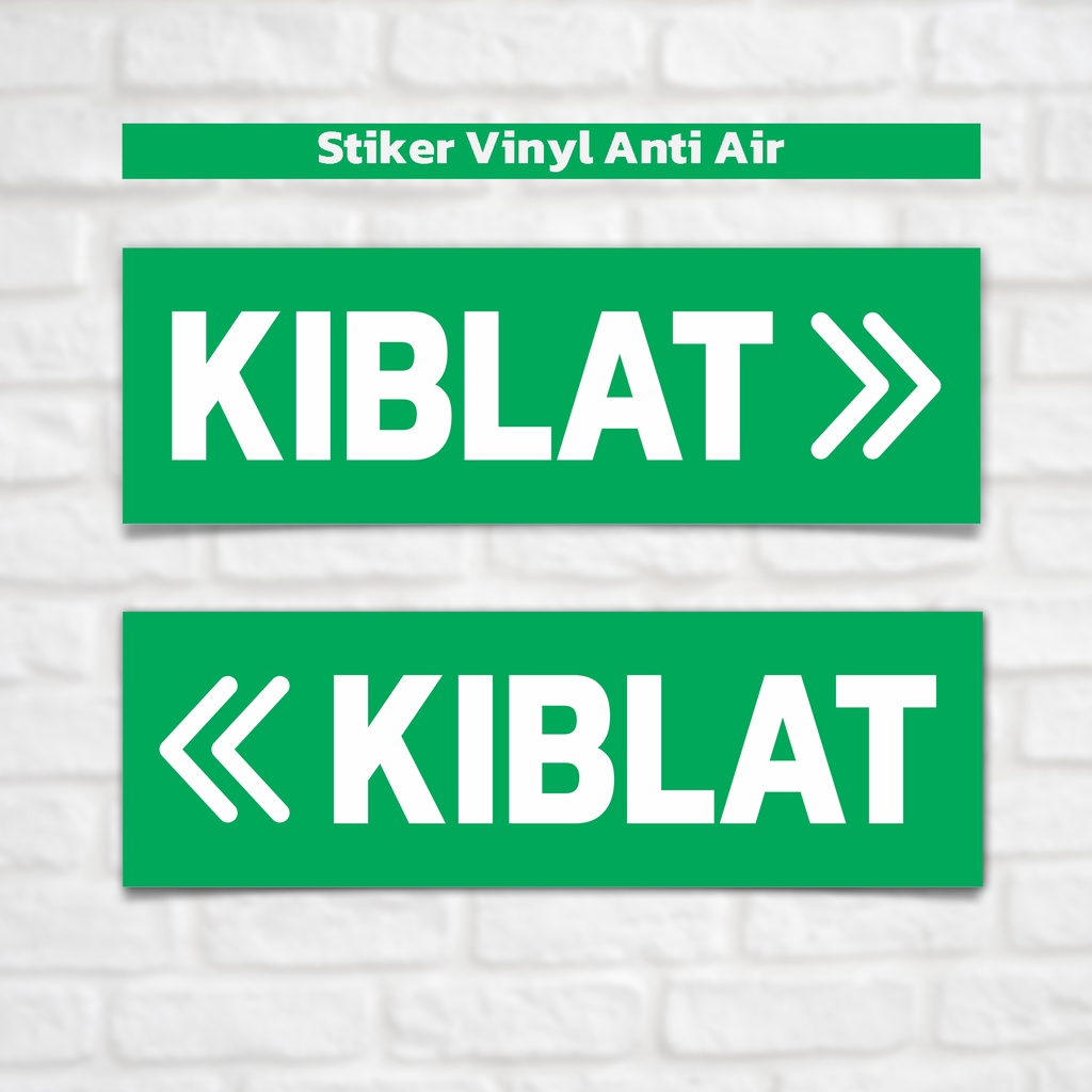 Jual Sticker Sign / Stiker Arah Kiblat | Shopee Indonesia
