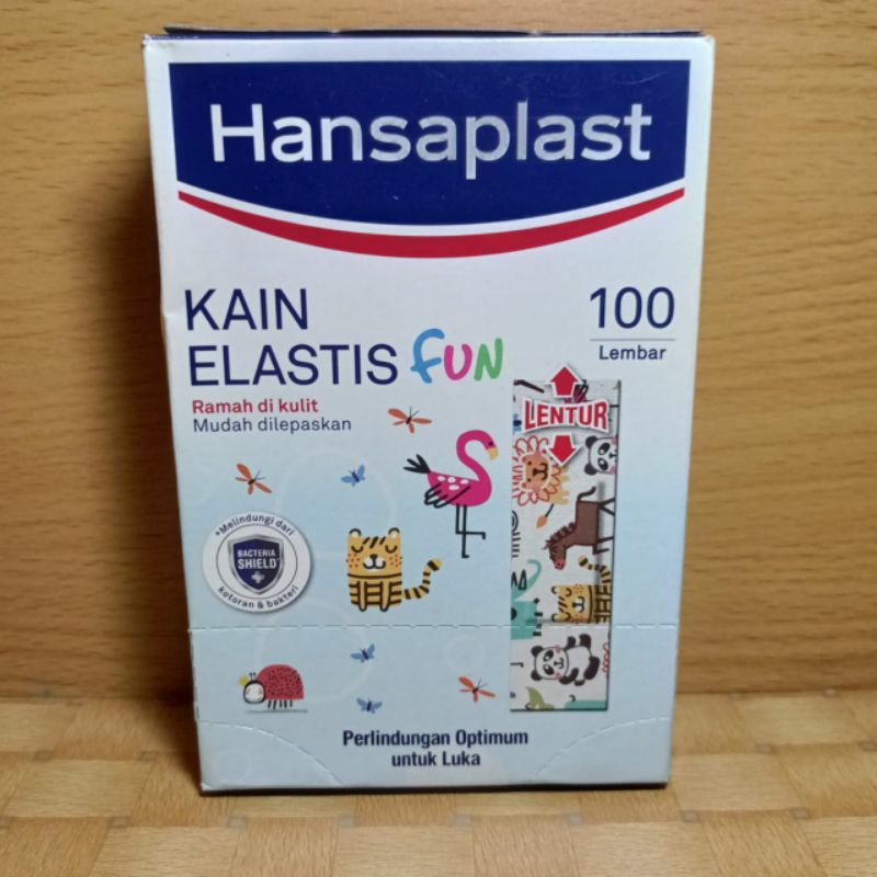 Jual HANSAPLAST | untuk luka | KAIN ELASTIS | ELASTIS FUN| 100 lembar ...