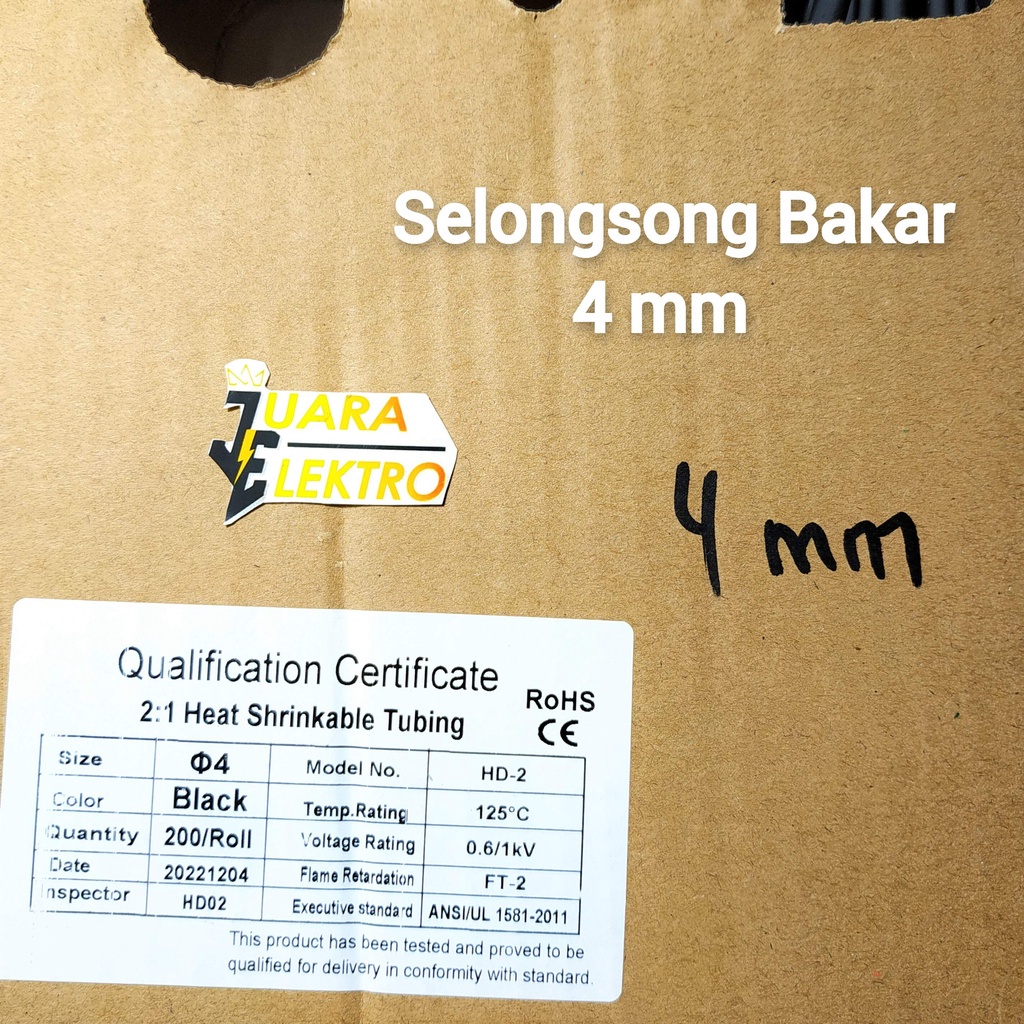 Jual (1 Meter) SELONGSONG BAKAR 2 MM - 10 MM | Variasi Selongsong Bakar ...
