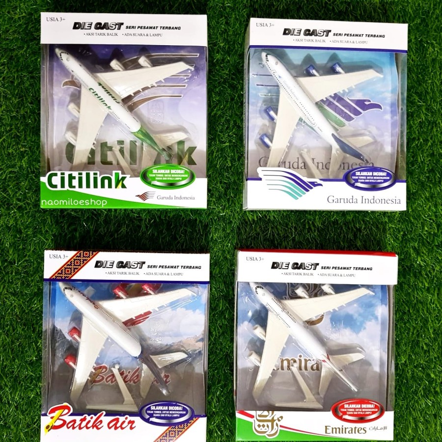 Jual Diecast pesawat Mainan pesawat terbang MINIATURE PESAWAT AIRBUS ...