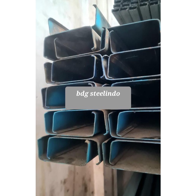 Jual Besi CNP 75x35x16/ besi canal C 75x1.6 mm | Shopee Indonesia