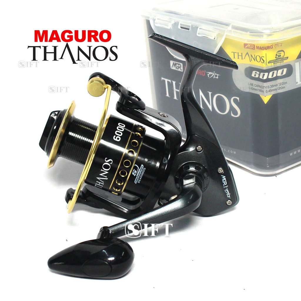 Jual Reel MAGURO THANOS 6000 | Kolam Monster | Sungai Laut | Shopee Indonesia
