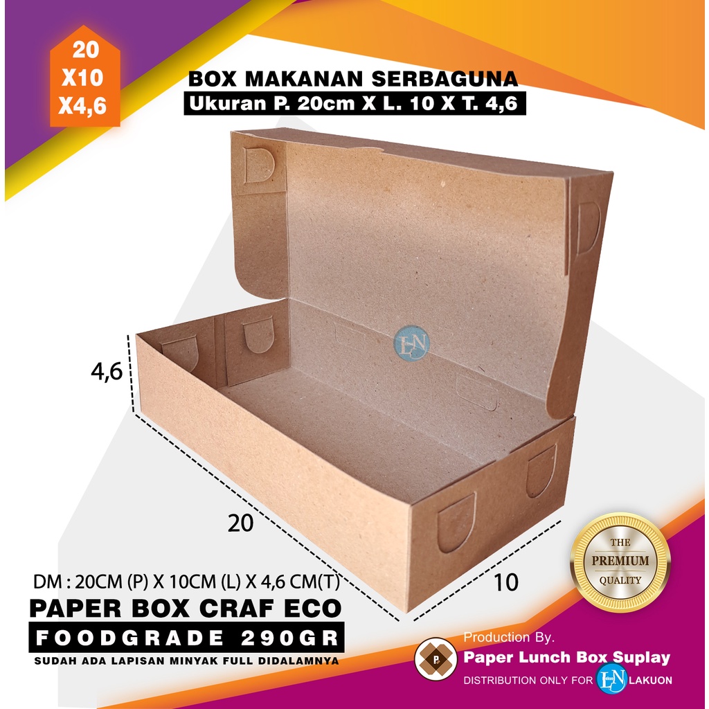 Jual BOX UK L 6,5 X P 20 X T 4,5 SERBA GUNA DAN UK 20X10X4,6CM | Shopee ...