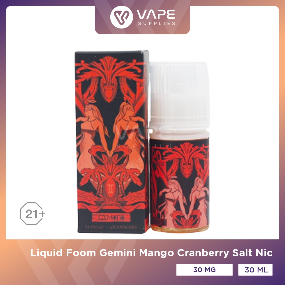 Jual Liquid Foom Gemini Mango Cranberry Salt Nic 30ML | Shopee Indonesia