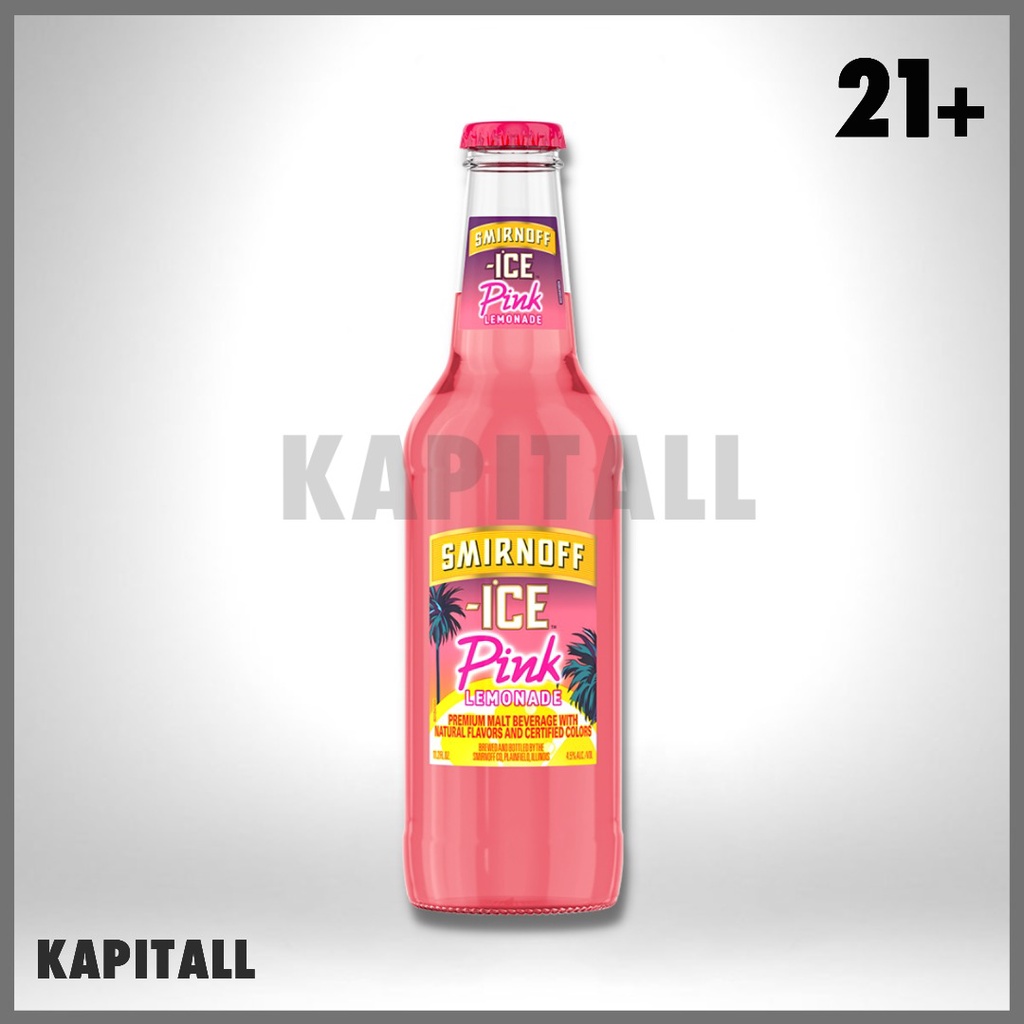 Jual SMIRNOFF ICE PINK LEMONADE PINT 275ml | Shopee Indonesia