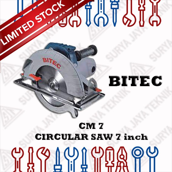 Jual BITEC CM 7 CIRCULAR SAW 7 inch | Shopee Indonesia
