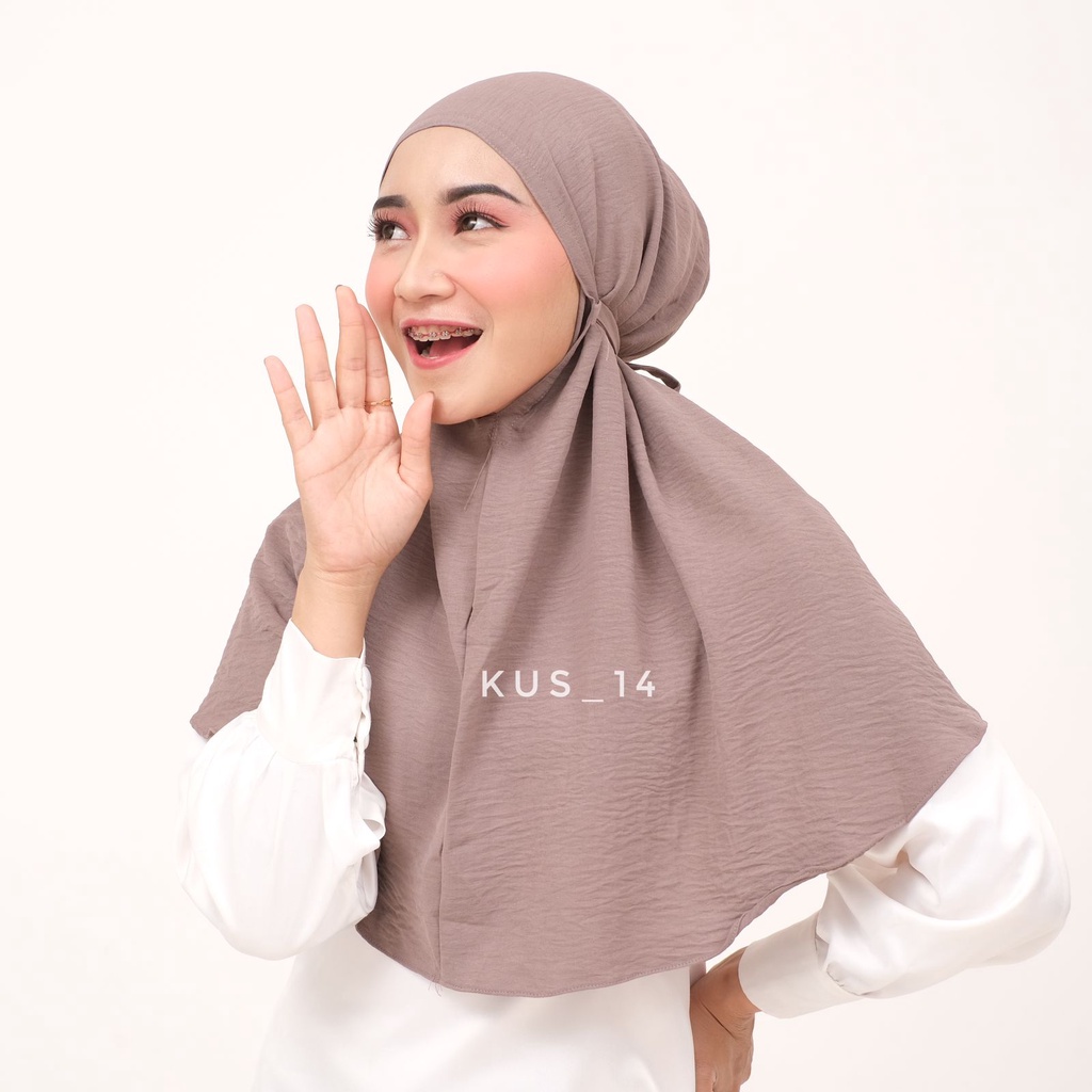Jual BERGO CRINKLE AIRFLOW / HIJAB INSTAN BERGO CRINKLE | Shopee Indonesia