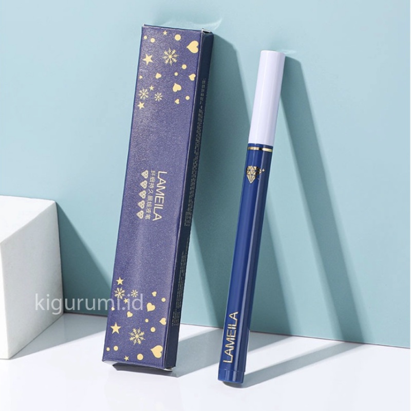 Jual Ultra Thin Precision Firming Knife Edge Fine Eyeliner Kuas Eyebrow ...