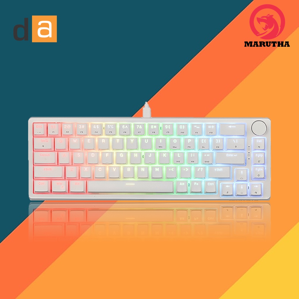 Jual Digital Alliance Meca 6X Plus RGB Hotswap Mechanical Gaming ...