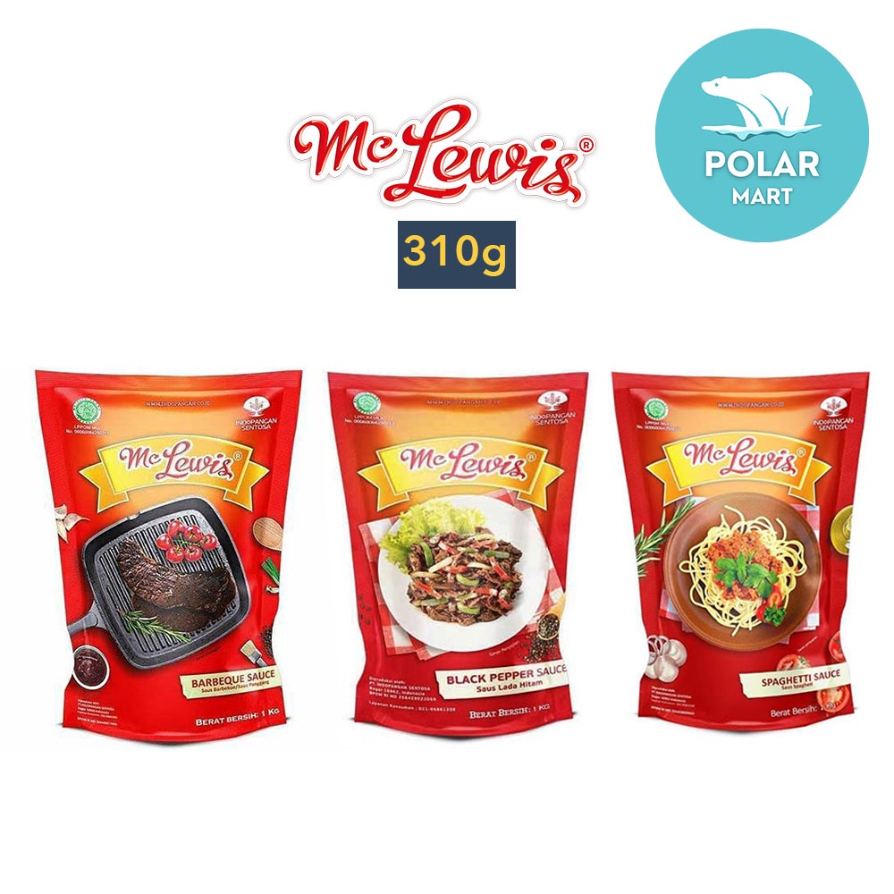 Jual Mc Lewis Aneka Saus Variasi BBQ/Blackpepper/Spaghetti 310 Gram ...
