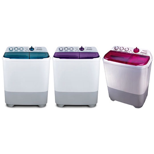 Jual MESIN CUCI 2 TABUNG SHARP 9 KG TWIN TUB ES-T95CR-BK/PK/VK | Shopee Indonesia