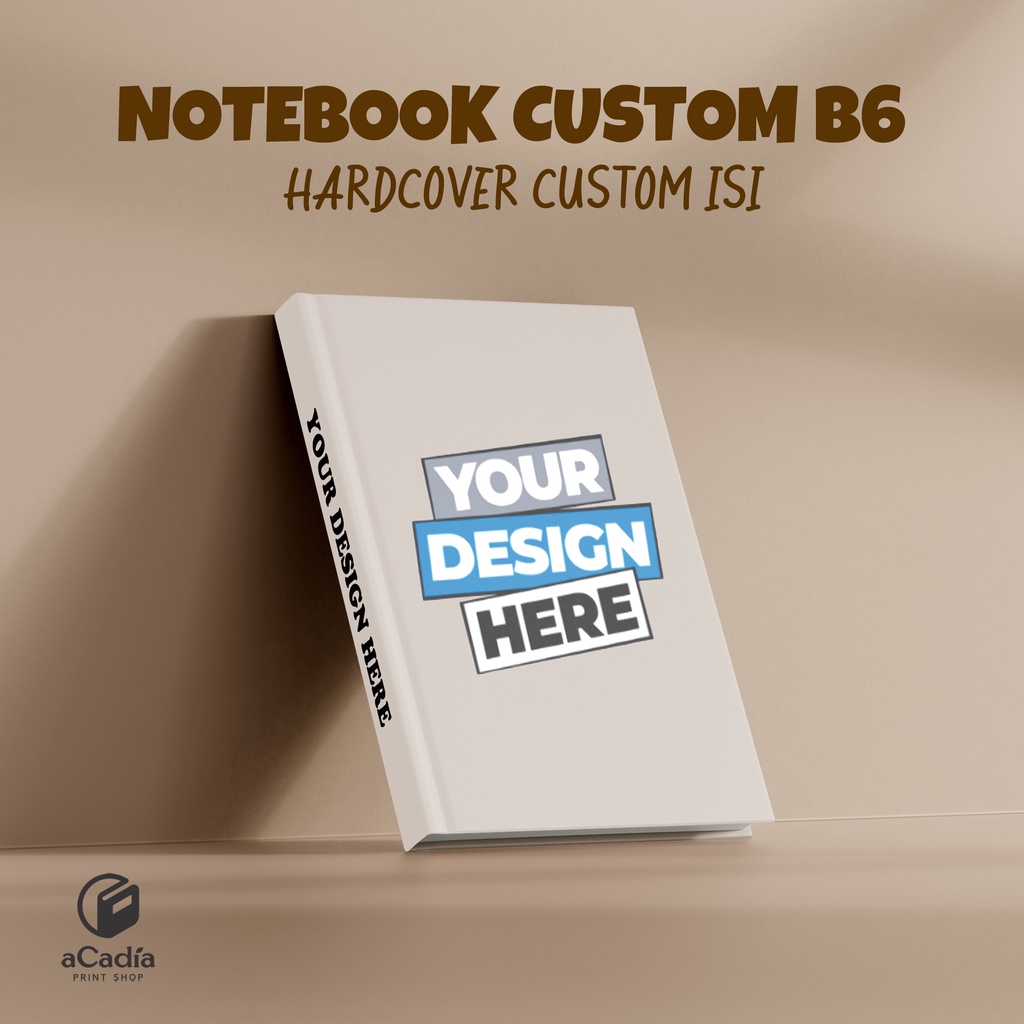 Jual [ CUSTOM LEMBAR B6 ] Notebook Custom B6 Hardcover | Shopee Indonesia
