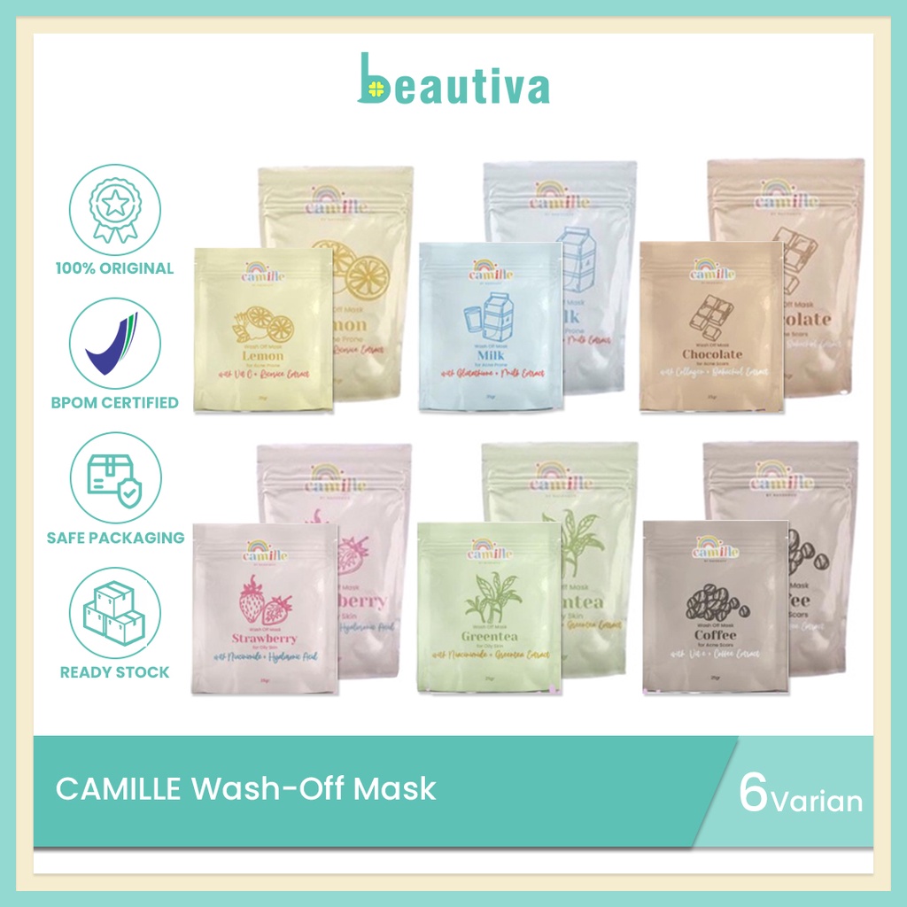 Jual Camille Wash Off Mask - Masker Organik | Shopee Indonesia